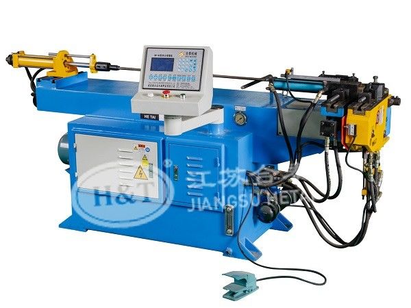 Hydraulic Semi Automatic Pipe Bending Machine NC38 0.15 Degree High ...