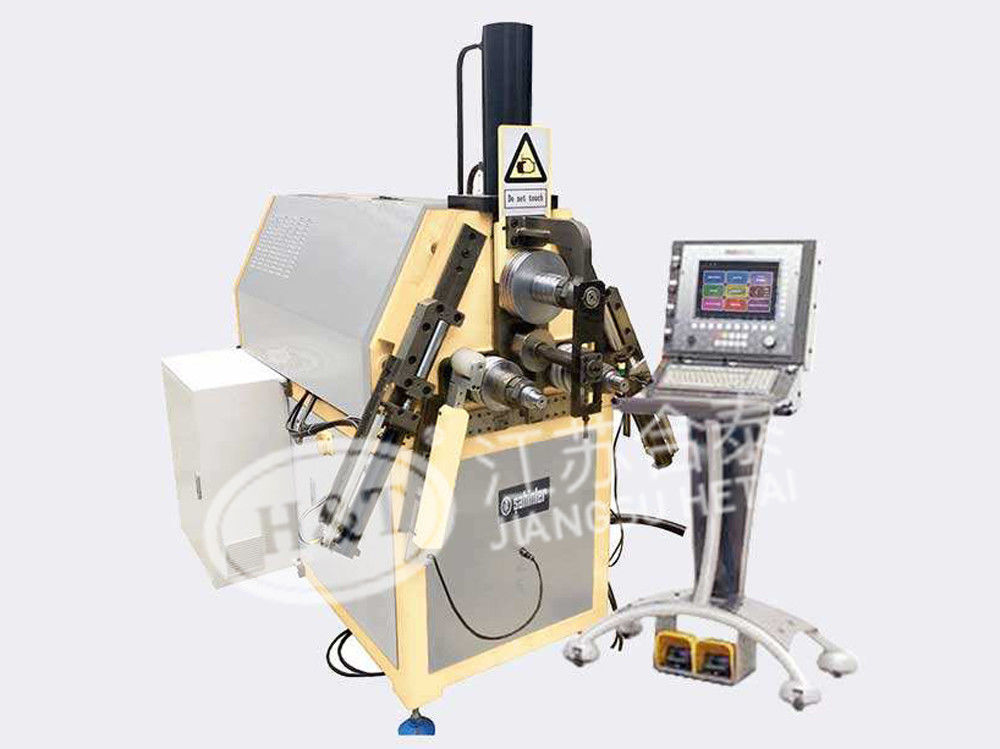 Touch Screen Semi Automatic Pipe Bending Machine NC Roller Bender Machine