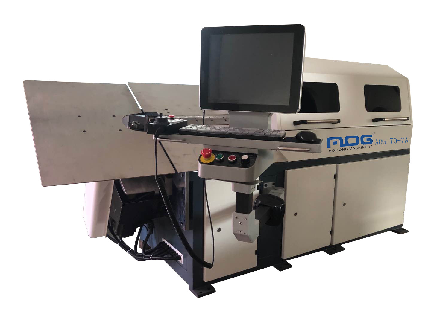 Rotary CNC Wire Bending Machine For Round Wire And Profile Wire